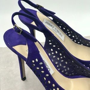 Jimmy Choo | Shoes | Brand New Jimmy Choo Heels In Purple Size 37 2 ...